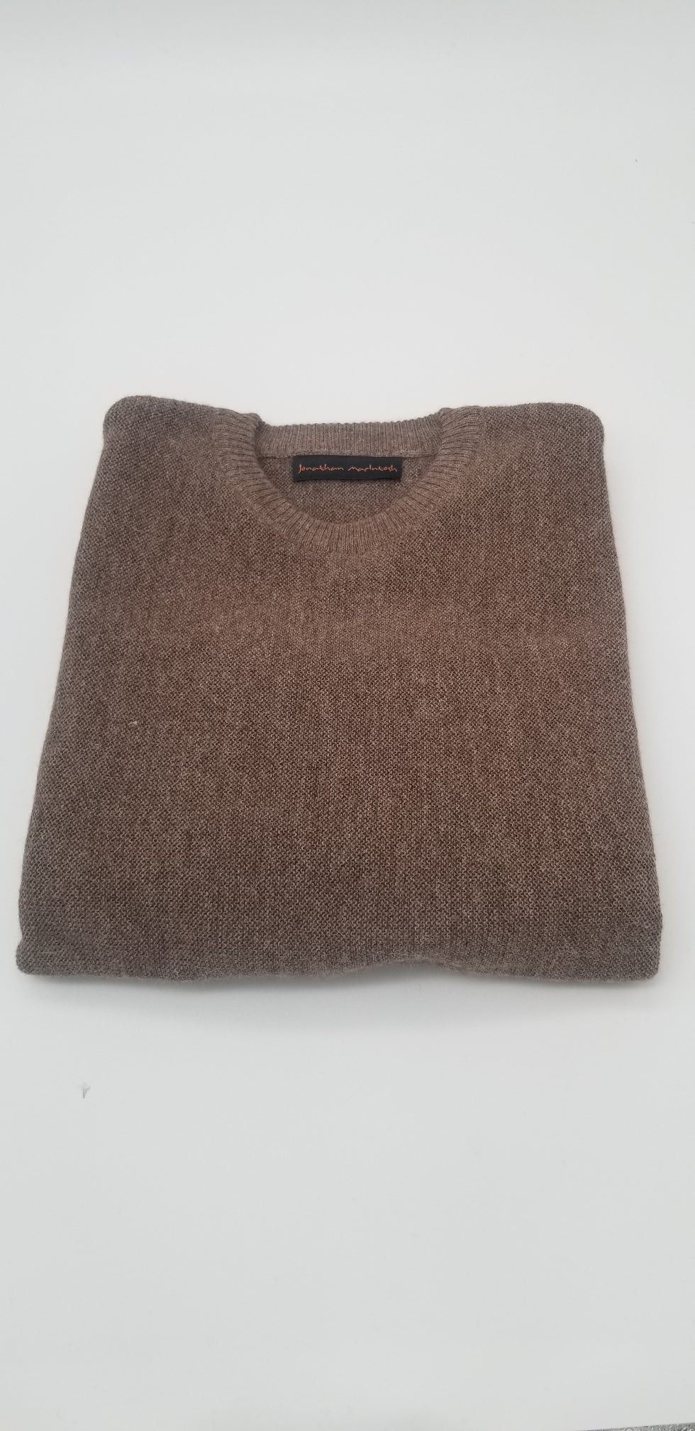 Jonathan MacIntosh Crew Neck Alpaca Sweater PS277 Mocha – Sidonio's for ...